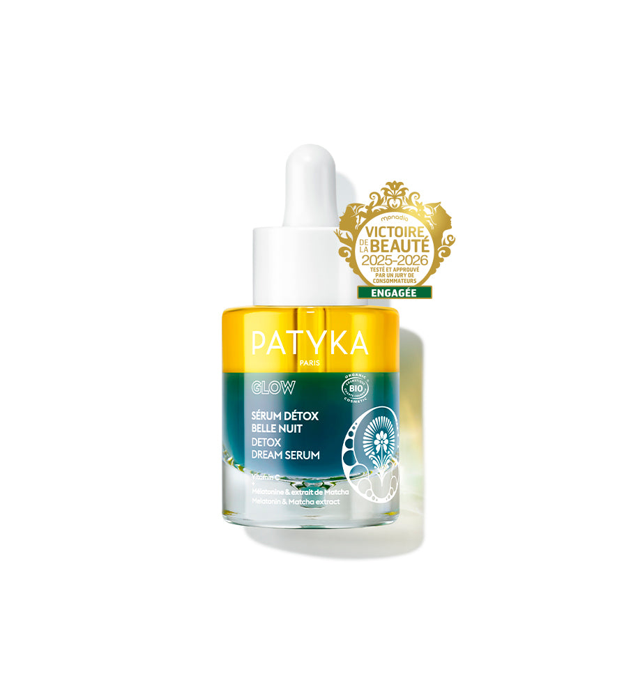 Sérum Détox Belle Nuit — Sérum nuit à la mélatonine et matcha – Patyka